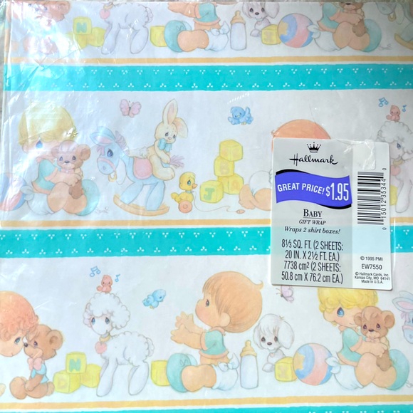 Hallmark | Party Supplies | Vintage Hallmark Precious Moments Wrapping ...